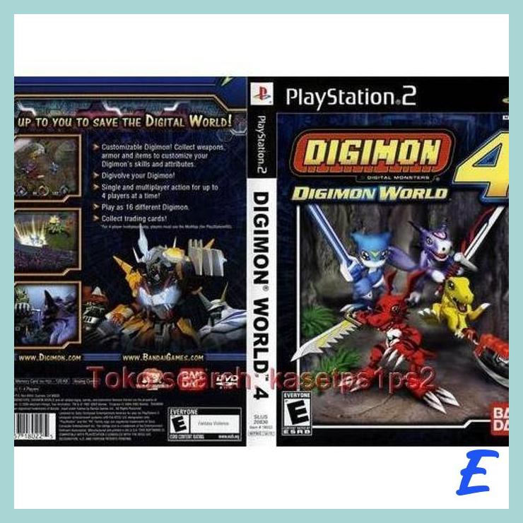 Jual | KP | DIGIMON WORLD 4 - CD PS2 KASET PS2 GAME PS2 | Shopee Indonesia