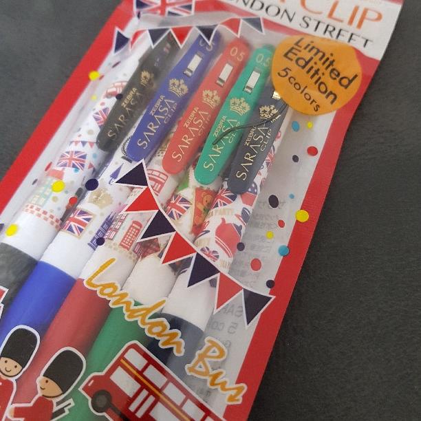 Jual [BAP] ZEBRA SARASA CLIP LONDON STREET SET (5 PENS) | Shopee Indonesia