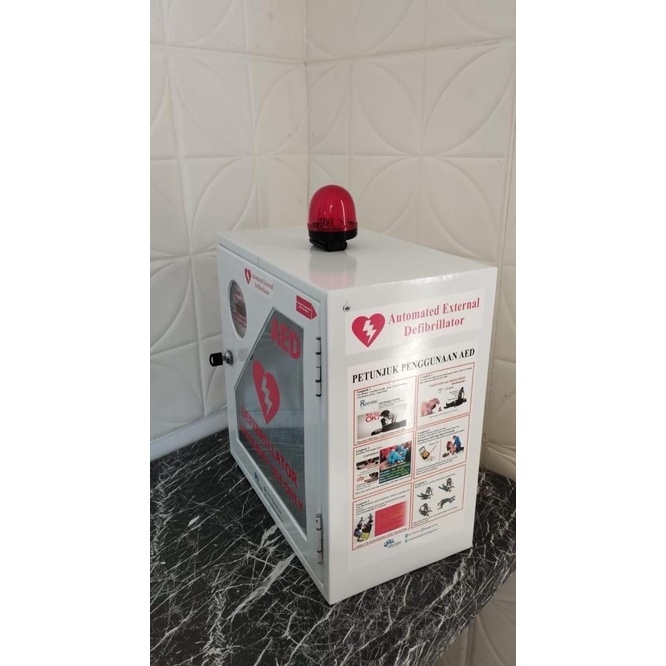 Jual Ready Kotak Aed (Aed Defibrilator Box Container With Alarm ...