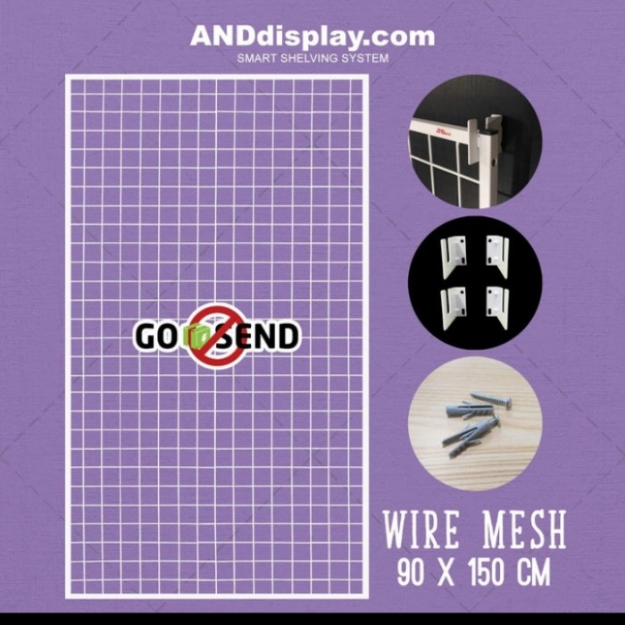 Jual [Baru] Wire Mesh Netting Frame Powder Coating 90X150Cm Diskon ...