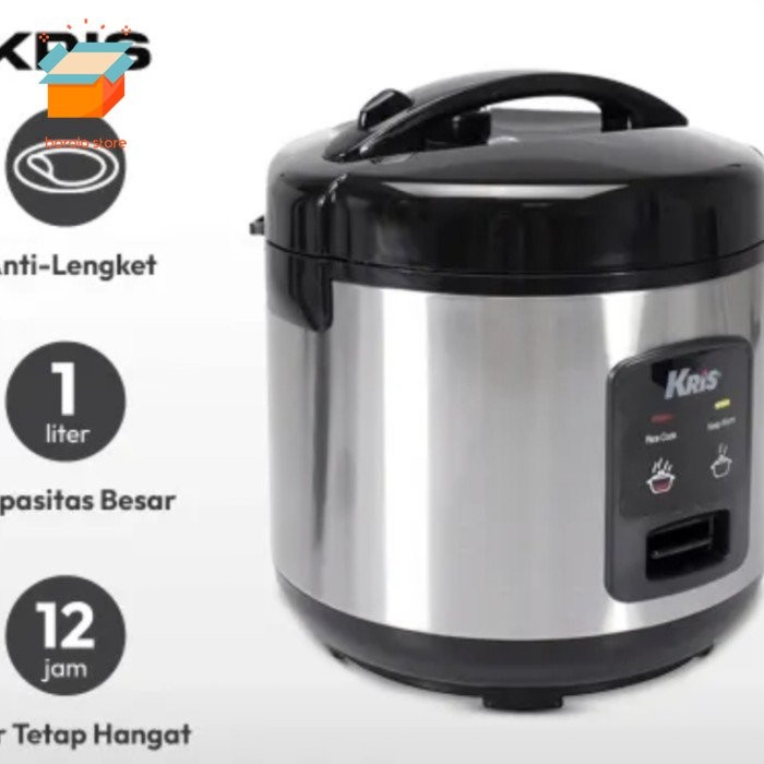 Jual [New Ori] Rice Cooker 1L/Deluxe Rice Cooker Kris - Silver Limited ...