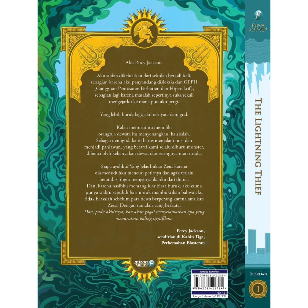 Jual Model Baru Mizan Percy Jackson And The Olympians 1 The