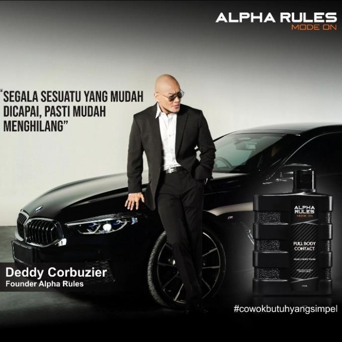 Jual Alpha Rules Full Body Contact 2in1 Wash Deddy Corbuzier Original ...