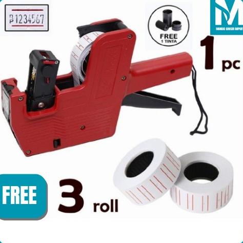 Jual Alat cetak print sticker label harga tanggal date expired 8 digit ...