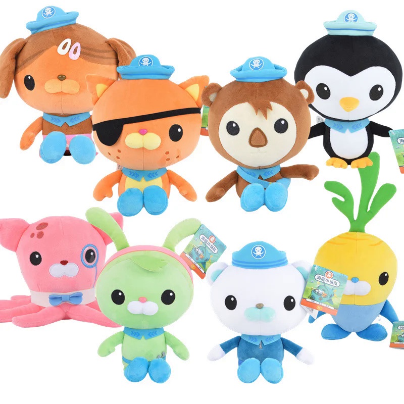Jual 30CM Original The Octonauts Plush Toys Barnacles Peso Kwazii Tweak ...
