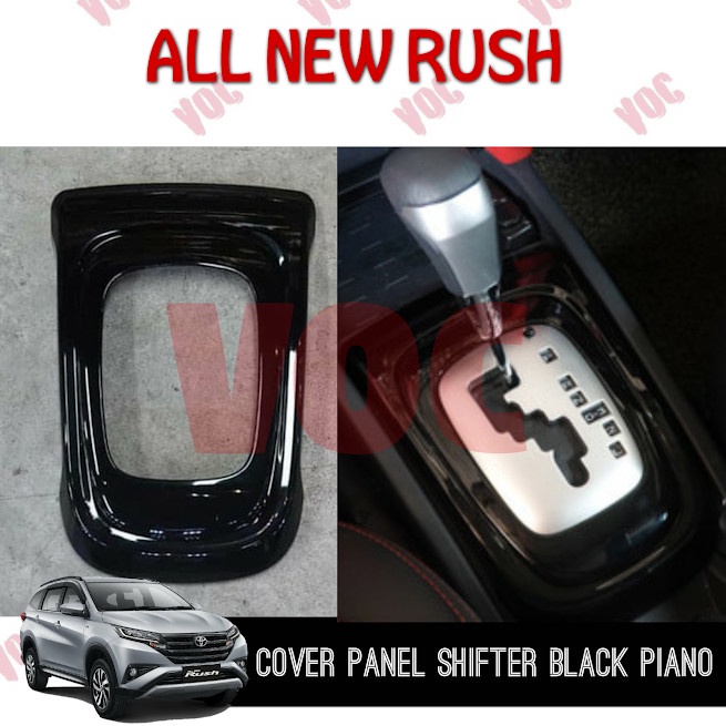 Jual Termurah Panel Shifter Black Piano All New Rush Limited | Shopee ...