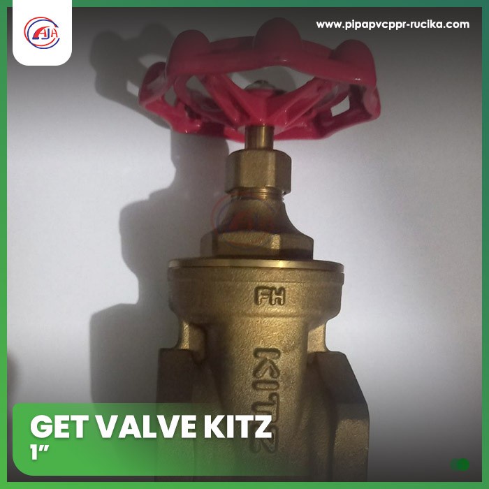 Jual Get Valve 1 inch / Stop Kran 1 inch / Merk Kitz | Shopee Indonesia