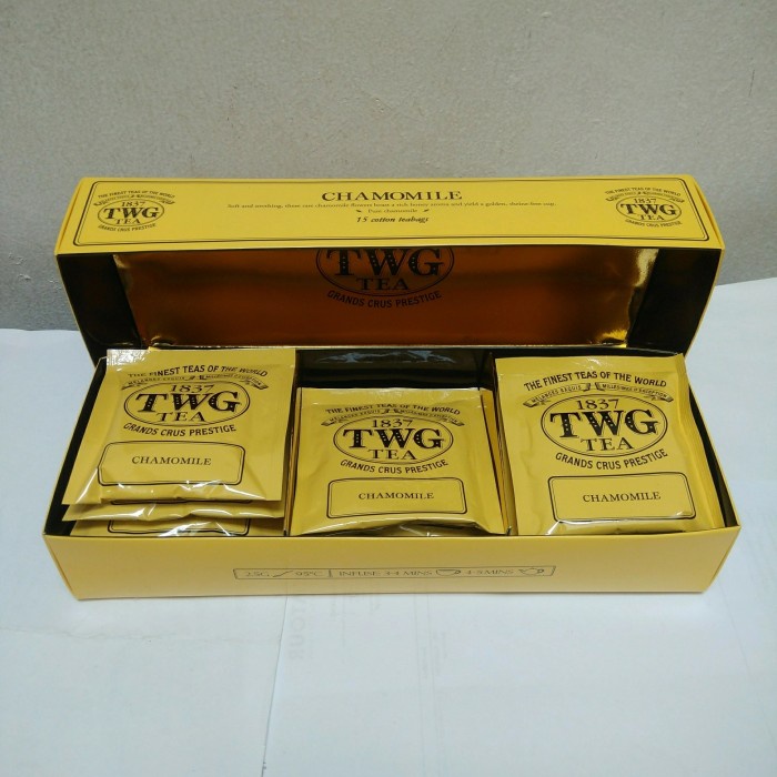 Jual Teh Celup Twg Tea Chamomile Camomile 15 Teabags | Shopee Indonesia