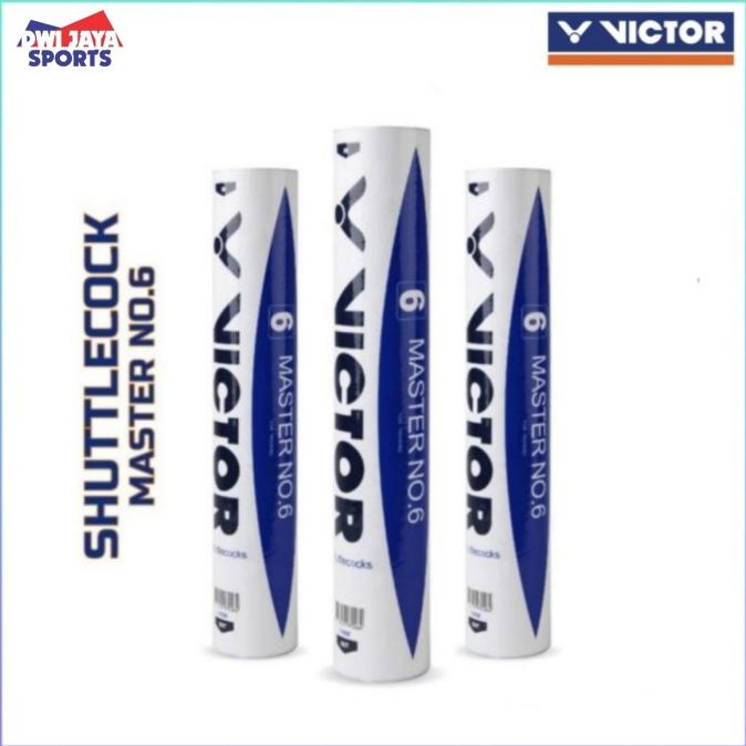 Jual SHUTTLECOCK VICTOR MASTER NO.6 | MASTER NO.6 ORIGINAL | Shopee ...