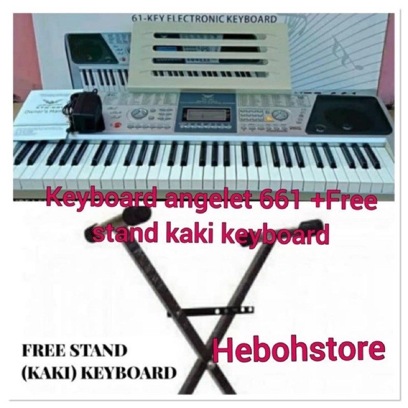 Jual NEW ARRIVAL TERLENGKAP Keyboard Piano ANGELET XTS 690 + bonus KAKI ...