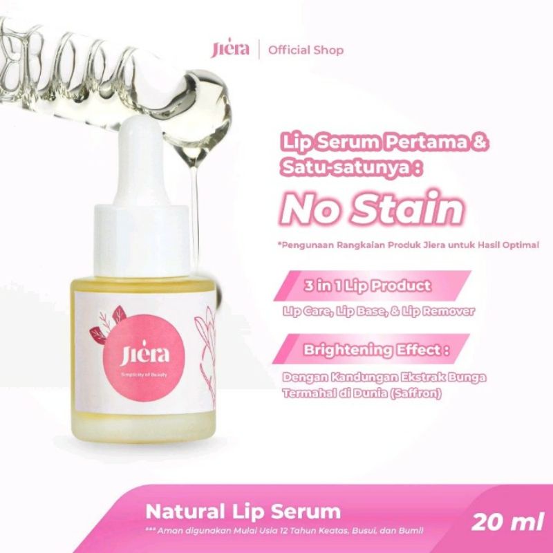 Jual Jiera Natural lip serum 20ml | Shopee Indonesia