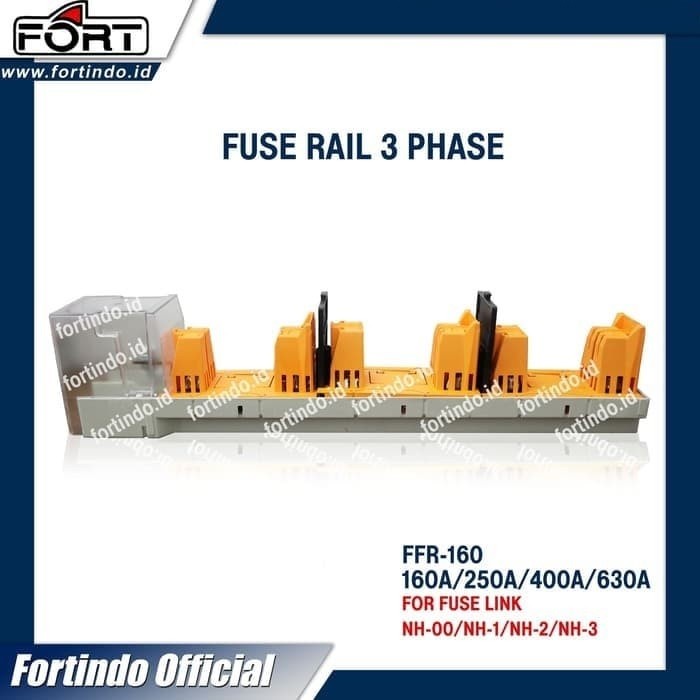 Jual Ori Fuse Rail 3 Phase Ffr-630 630A For Fuse Link Nh3 Nh-3 Merk ...
