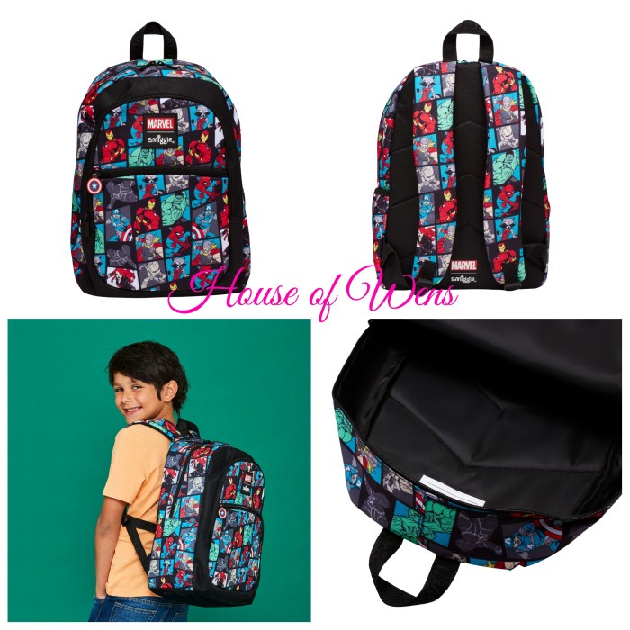Jual New Smiggle Marvel Classic Backpack Original New Edition - Tas ...