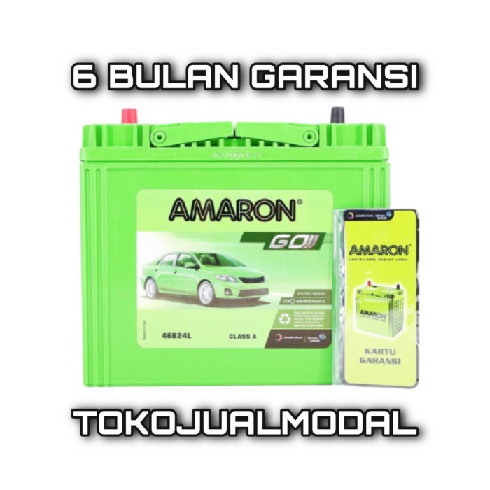 Jual [Original] Aki Mobil Ns60L 46B24L Amaron Go 12V 45Ah Aki Kering Diskon | Shopee Indonesia