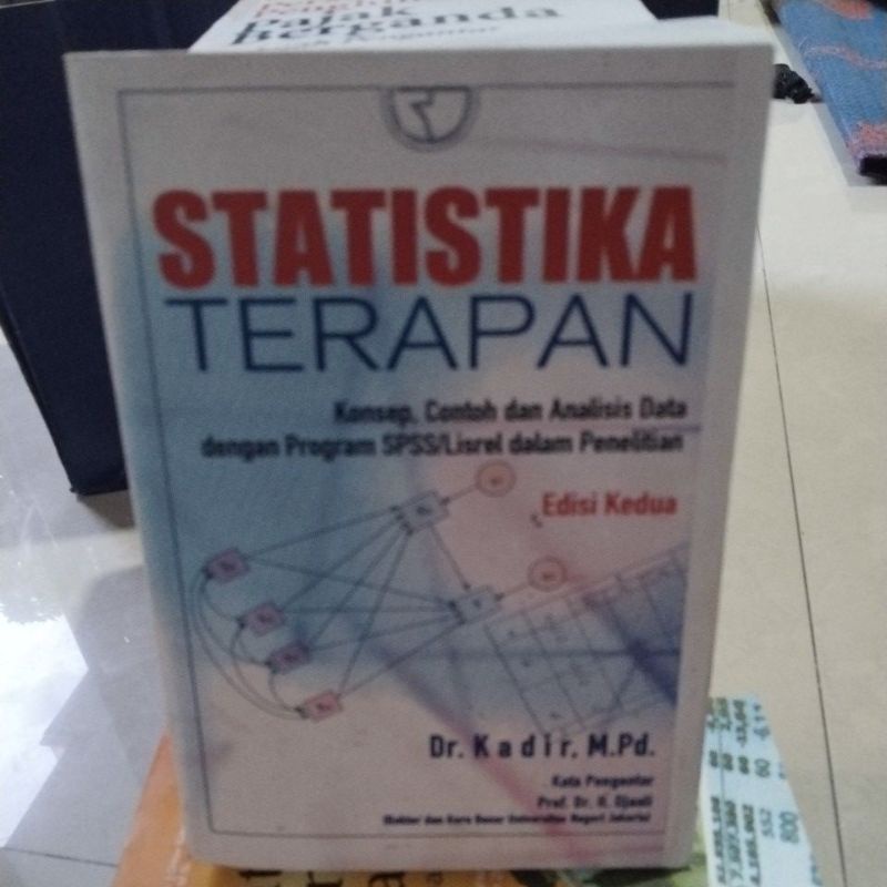 Jual STATISTIKA TERAPAN edisi ke 2 konsep contoh dan analisis data ...