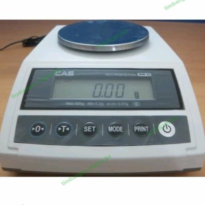 Jual Timbangan Digital Cas Mw-Ii 300Gr X 0.01Gr Timbangan Emas / Lab ...