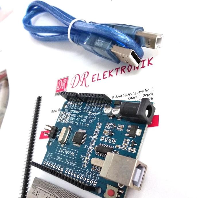 Jual Baru Arduino Uno R3 Atmega328 SMD atmega 328 clone driver CH340 ...