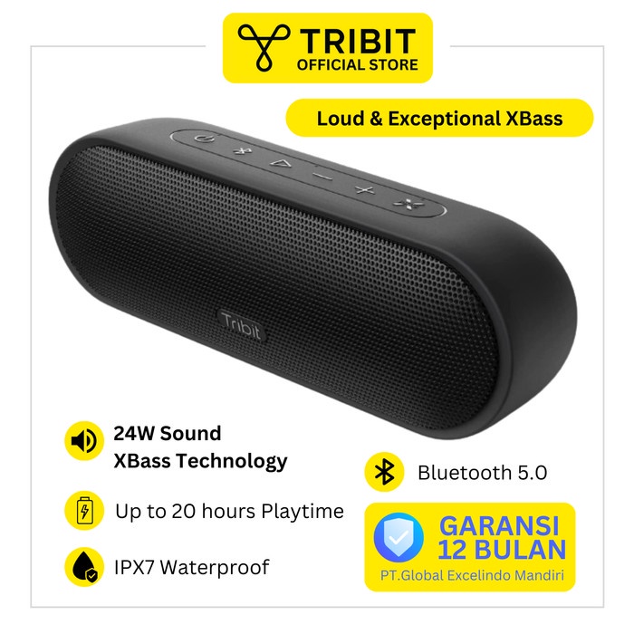 Jual Tribit MaxSound Plus Wireless Portable Speaker (2021 Upgraded ...