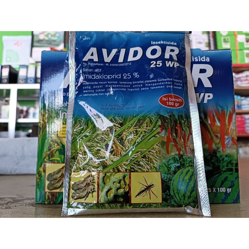 Jual Insektisida AVIDOR 25WP - 100 Gram | Shopee Indonesia