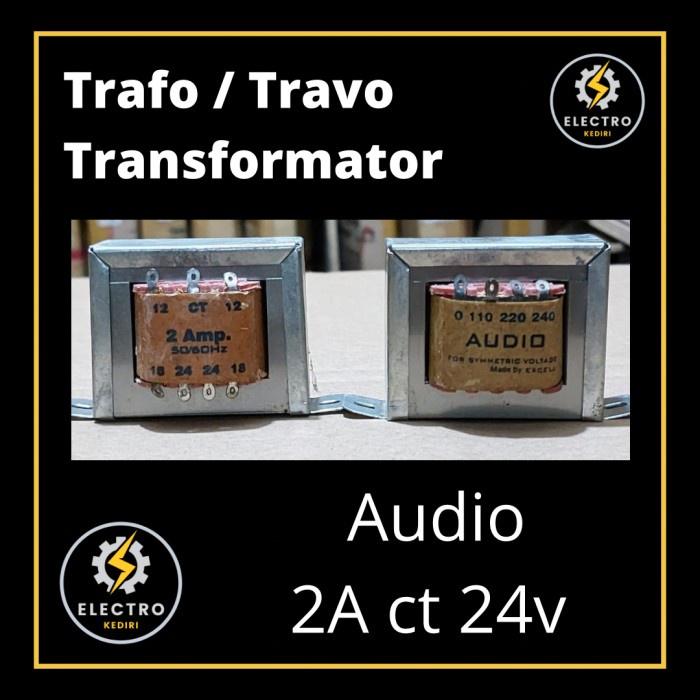 Jual Trafo 2A Ct 24V Audio Travo 2A Ct24V Volt Transformator 2A Best ...