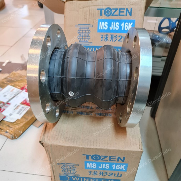 Jual New Flexible Rubber Joint Twinflex Jis 16K 6 Inch Dn150 Tozen Original Diskon | Shopee ...