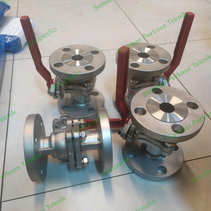 Jual New Ball Valve Jis 10K Ss304 Flange 1 Inch Dn 25 Berkualitas | Shopee Indonesia