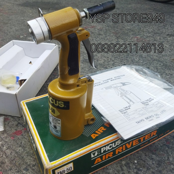 Jual [Original] Picus Air Riveter 50 Tang Rivet Angin Tar Pneumatic ...
