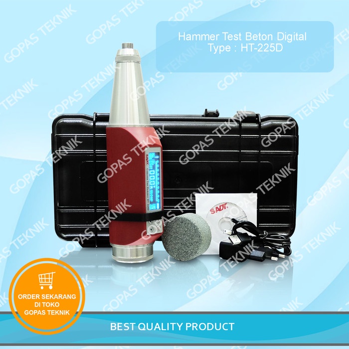 Jual [Ori] Hammer Test Beton Digital Sadt Ht-225D Adalah Alat Uji ...