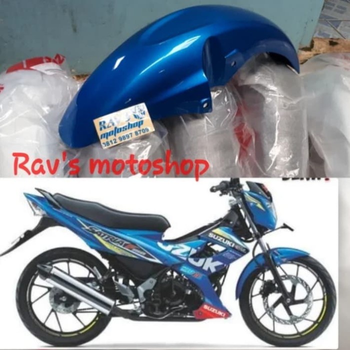 Jual For Sale Spakbor Depan Front Fender Suzuki Satria Fu Facelift Biru ...