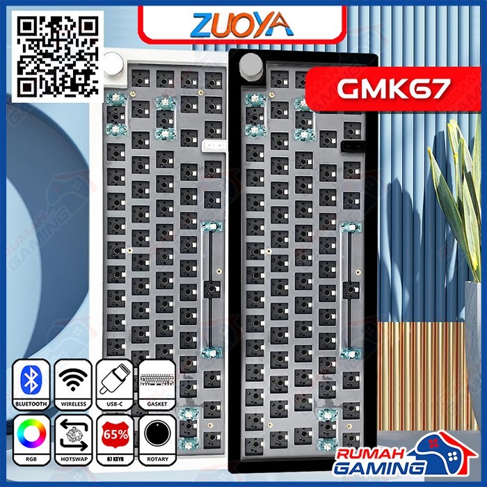Jual Mechanical Keyboard - Gmk67 - 65% - 67 Keys - 3 Mode - Gasket ...