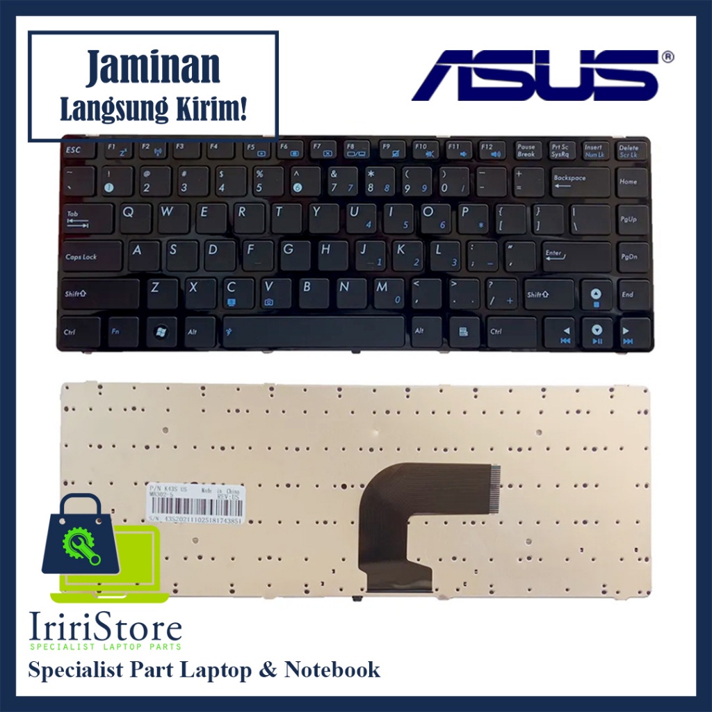 Jual Keyboard Laptop Asus A43S A43 A43SJ K43 X42J K43SJ K42J K43SA Siku ...