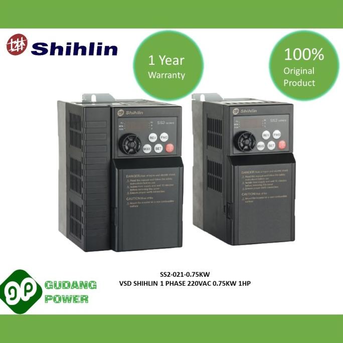 Jual Inverter VSD SHIHLIN 1PHASE 220 VAC 0,75kw 1HP VFD SS2-021-0.75K | Shopee Indonesia