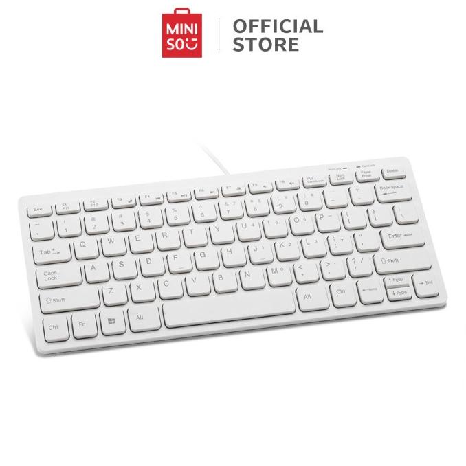 Jual Miniso Keyboard Portabel Berkabel Mini Untuk Laptop Dengan Port ...