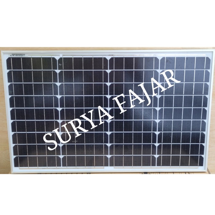Jual Solar Panel Solar Cell Panel Surya 50wp Mono 50Wp Monocrystalline ...