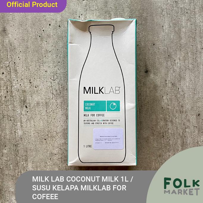 Jual :::::::] MILKLAB Coconut Milk 1L - Milk Lab Susu Kelapa Minum 1 L ...