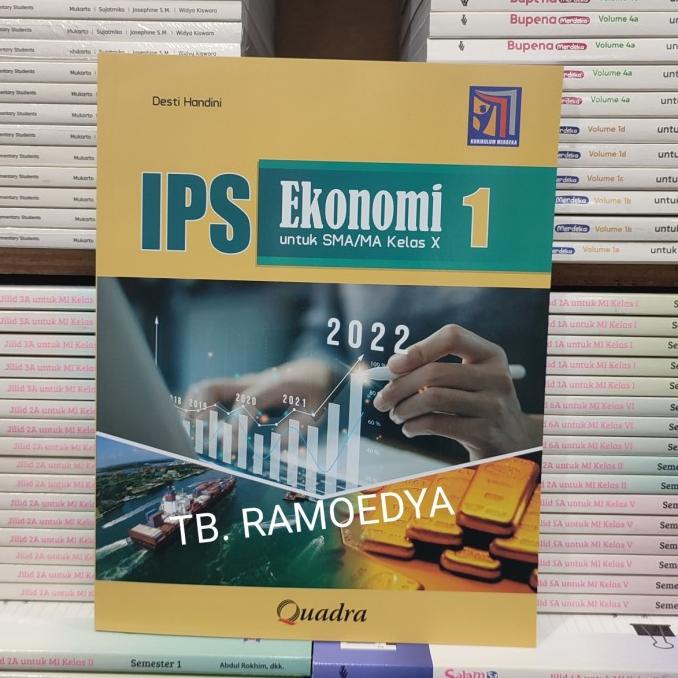 Jual Buku IPS Ekonomi SMA/MA kelas X Kurikulum Merdeka Quadra | Shopee Indonesia