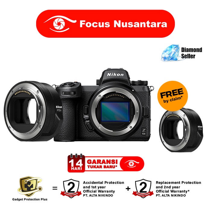 Jual Nikon Z6 II Z6II Z6 Mark II Body Only GARANSI RESMI | Shopee Indonesia