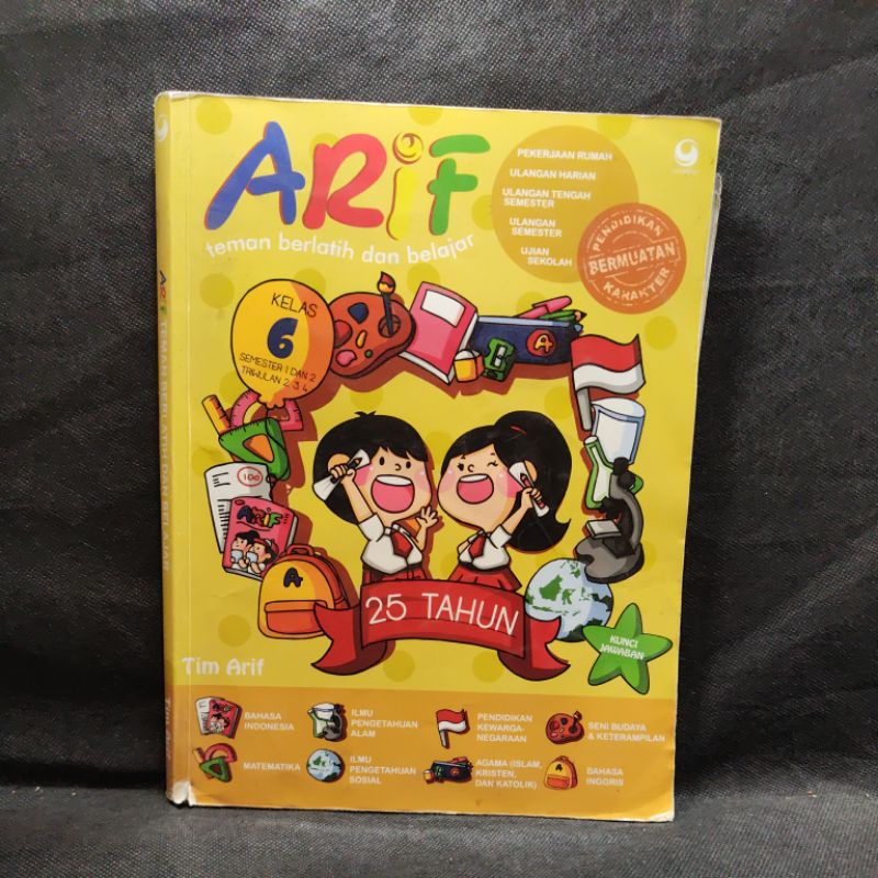 Jual Buku Arif- Teman Berlatih dan Belajar, kelas 6, VI, SD, Grasindo, Tim Arif | Shopee Indonesia