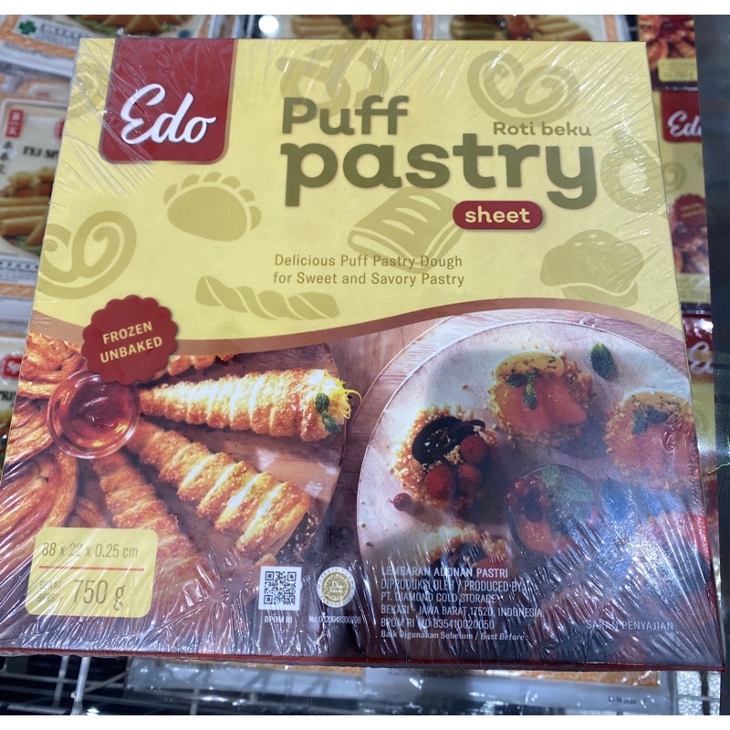 Jual Edo Puff Pastry Sheet 750Gr | Shopee Indonesia