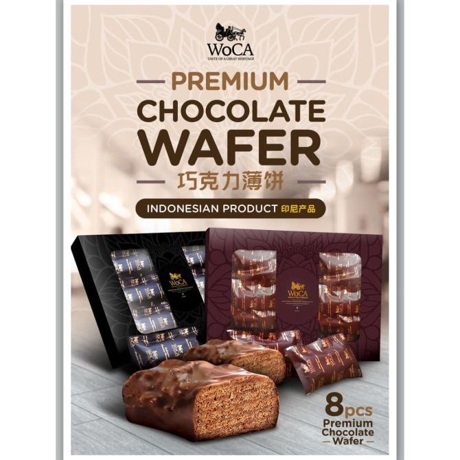 Jual gon WoCA Wafer Coklat Premium Bundling Dark dan Milk Chocolate ...