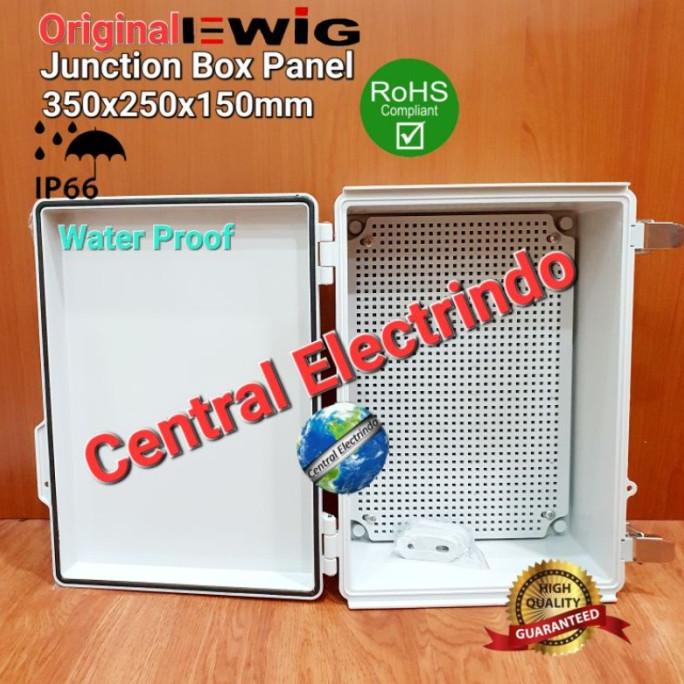 Jual Junction Box Panel Bg 350 250 150Mm Plastik Abs Ewig With Base ...