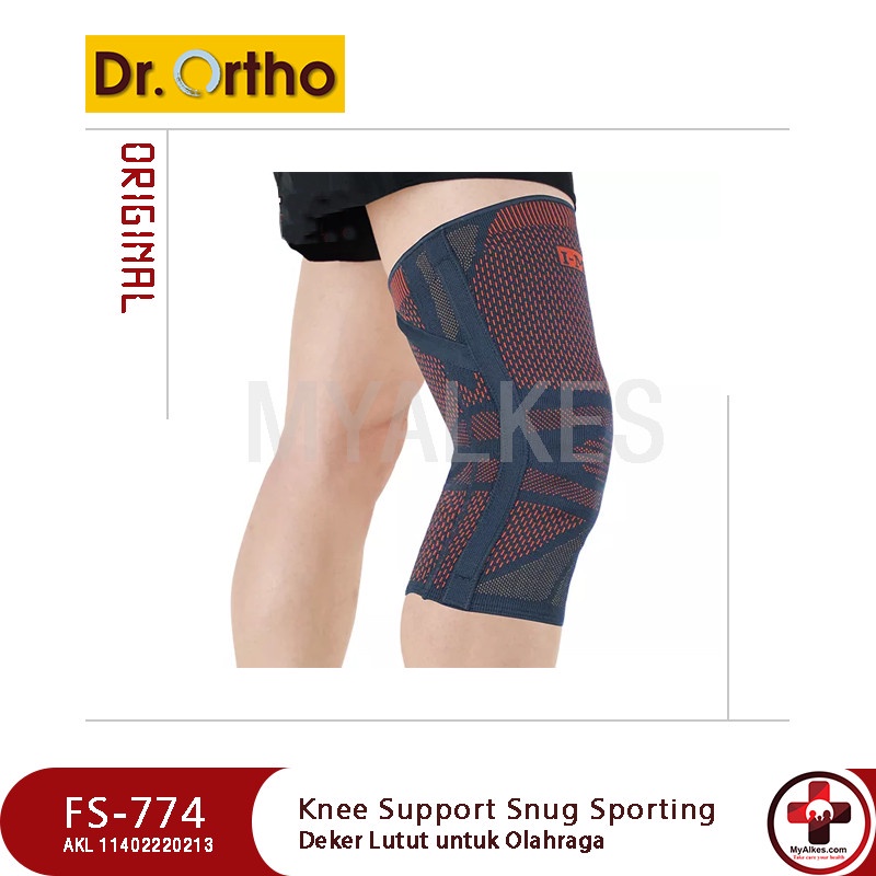 Jual Deker Lutut untuk Olahraga / Knee Support Snug Sporting Dr ortho FS-774 | Shopee Indonesia