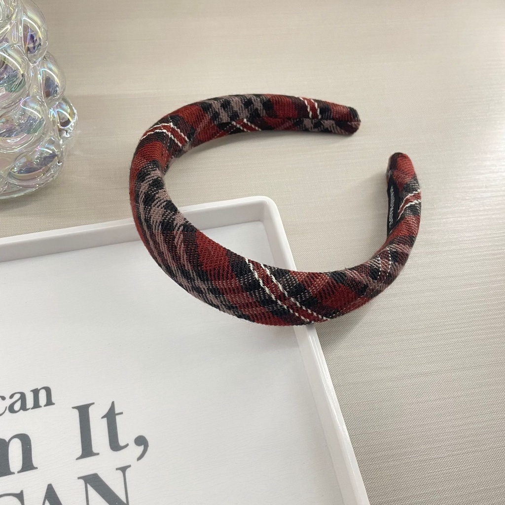 Jual HC Bando Kain Tebal Motif Batik Wanita Korea Headband Cloud Batik ...