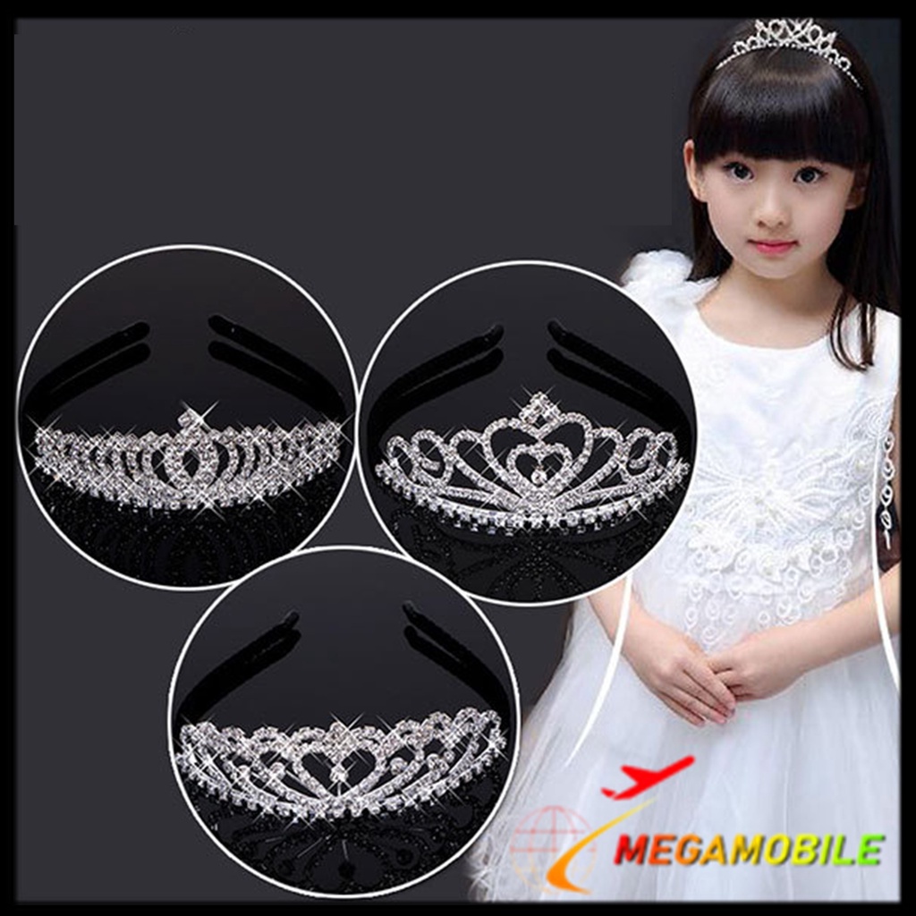 Jual MM - Bando Mahkota Wanita Crown Berlian Women Jewelry Bando Anak ...