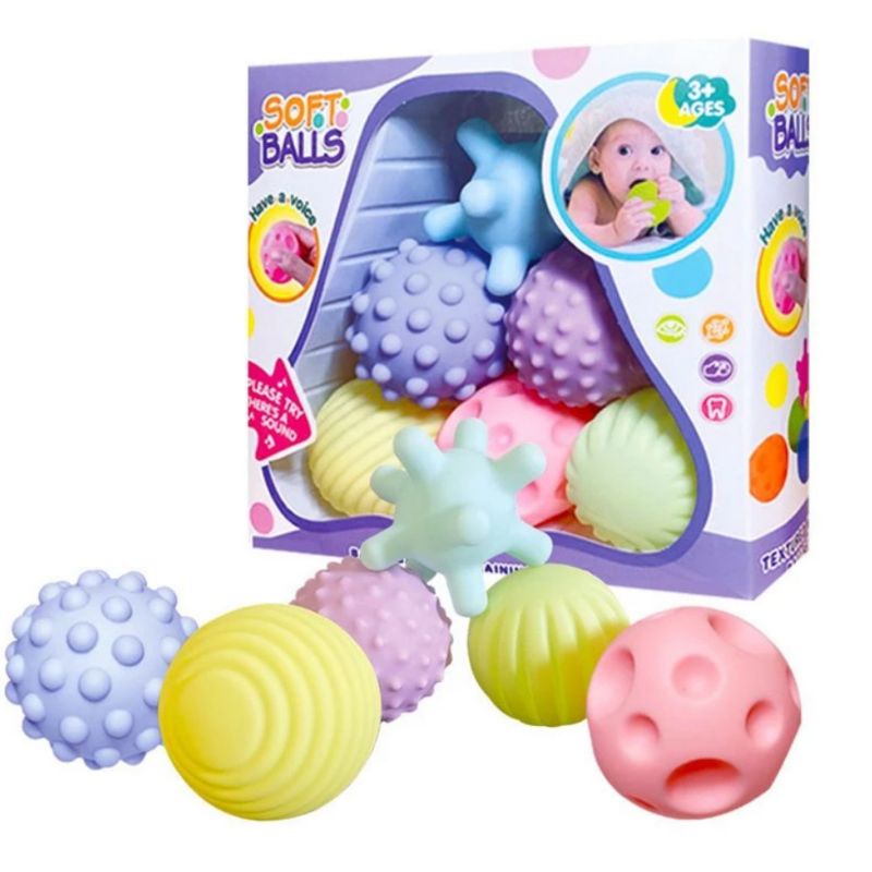 Jual mainan bola spa anak bayi TOUCH BALL sensory motoric play ...