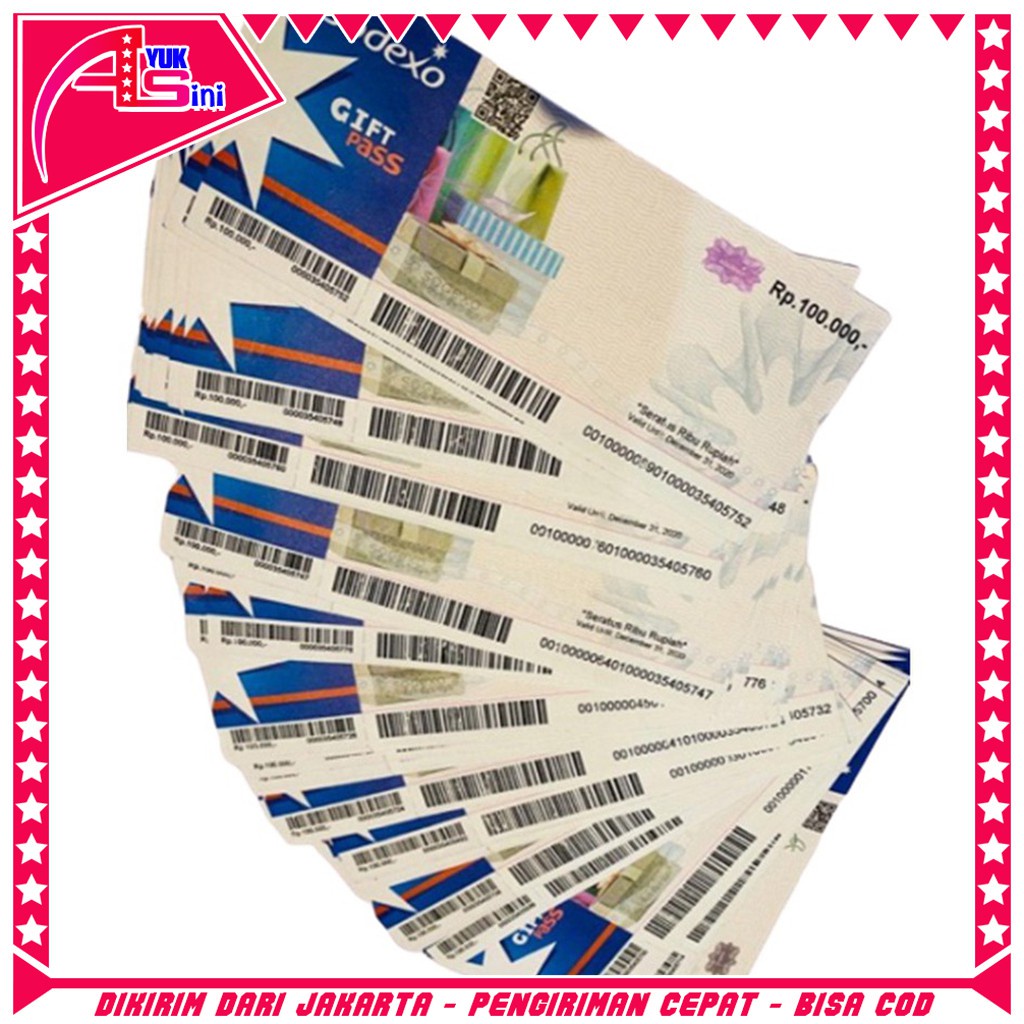 Jual Voucher Sodexo & Map Nominal 100 ribu | Shopee Indonesia