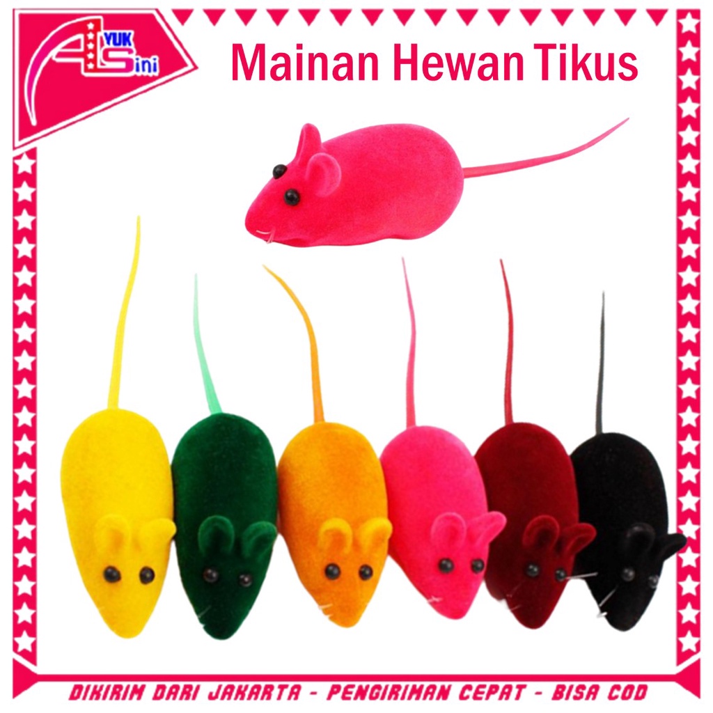 Jual AS Mainan Tikus Interaktif Mencit Kucing Cat Toys Bentuk Tikus ...