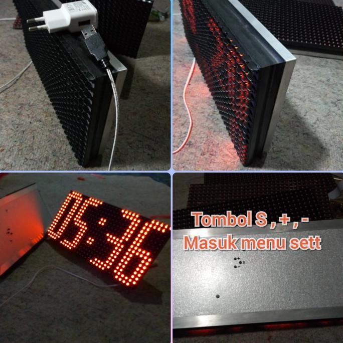 Jual Jam Dinding Digital LED - Jam sholat - Jam Masjid - Mesjid - LED ...