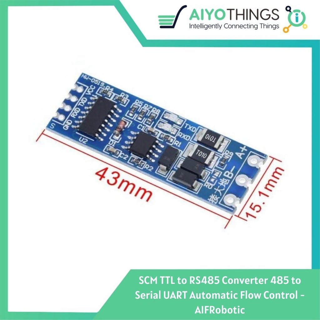 Jual SCM TTL to RS485 Converter 485 to Serial UART Automatic Flow Control | Shopee Indonesia
