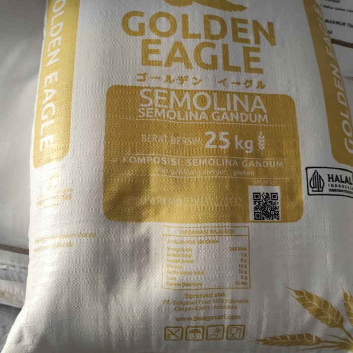 Jual Tepung Golden Eagle Semolina ukuran 25kg | Shopee Indonesia